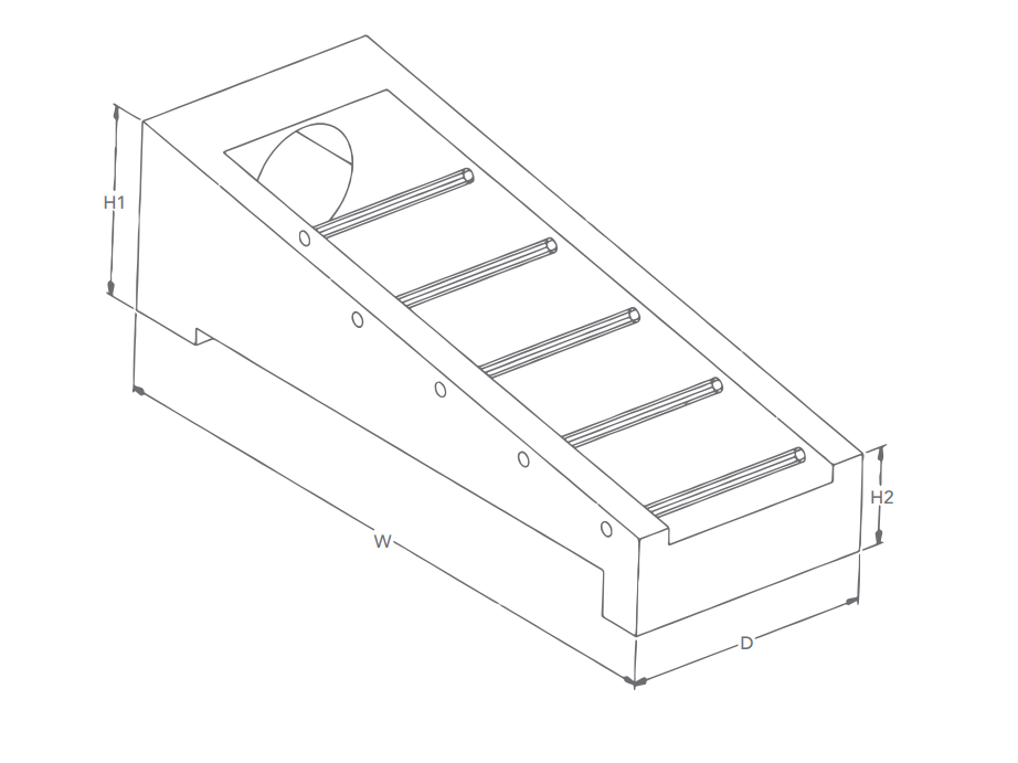 DRIVEABLE ENDWALL – SUITS UPTO 450 PIPE, INCLUDES 4 X GAL TUBES - Milcast